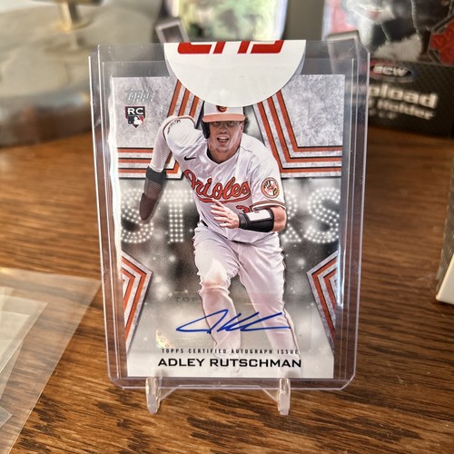 2023 Topps Series 1 Adley Rutschman Baseball Stars Rookie RC Autograph ...