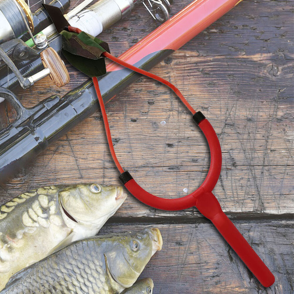 Slingshot Shot Carp Fishing Bait Thrower Portable Lightweight Fishing ...