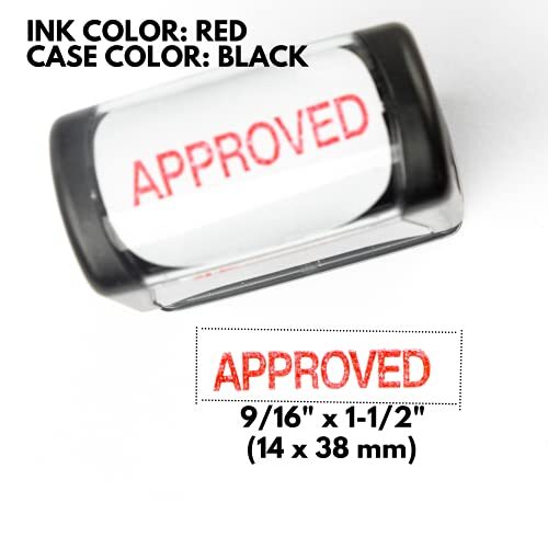 Copy Self Inking Rubber Stamp Refillable Red Ink Preinstalled for ...