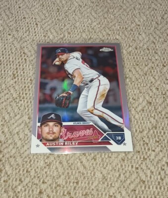2023 AUSTIN RILEY TOPPS CHROME REFRACTOR (BRAVES) | eBay