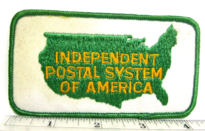 Vintage Independent Postal System of America Jacket Patch Employee ...