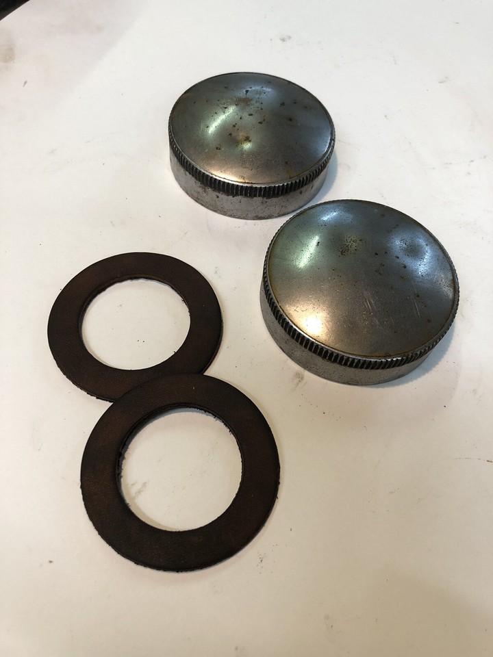 leather gaskets for original or reproduction Eaton gas caps Harley ...