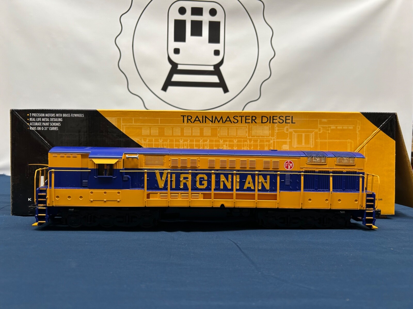 K-line Virginian #53 Trainmaster Diesel Engine w/ TMCC/Railsounds K2499 ...
