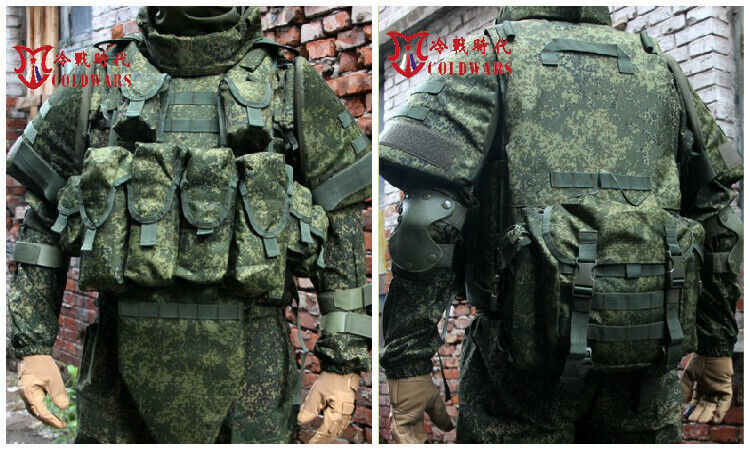 Russian 6B45 Vest Body Armor AK Shooter Molle Sub-Bag Crotch Pads ...