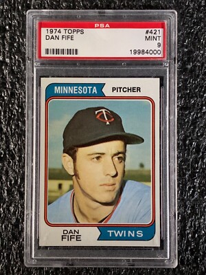 1974 Topps Baseball #421 Dan Fife PSA 9 | eBay