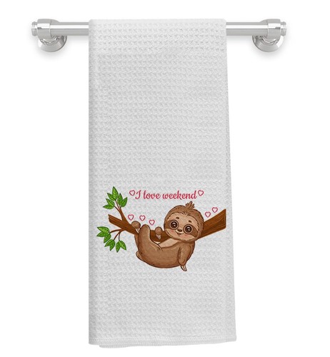 Cute Sloth Kitchen Towels - Sloth Gifts for Women Girls Tea Towels for ...