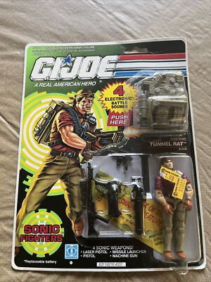 Tunnel Rat GI Joe Sonic Fighters 1990 Hasbro Action Figure Opened | eBay
