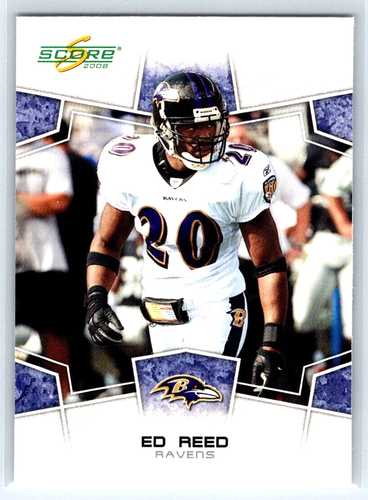 2008 Score Football - Ed Reed - Baltimore Ravens - Base - #29 | eBay