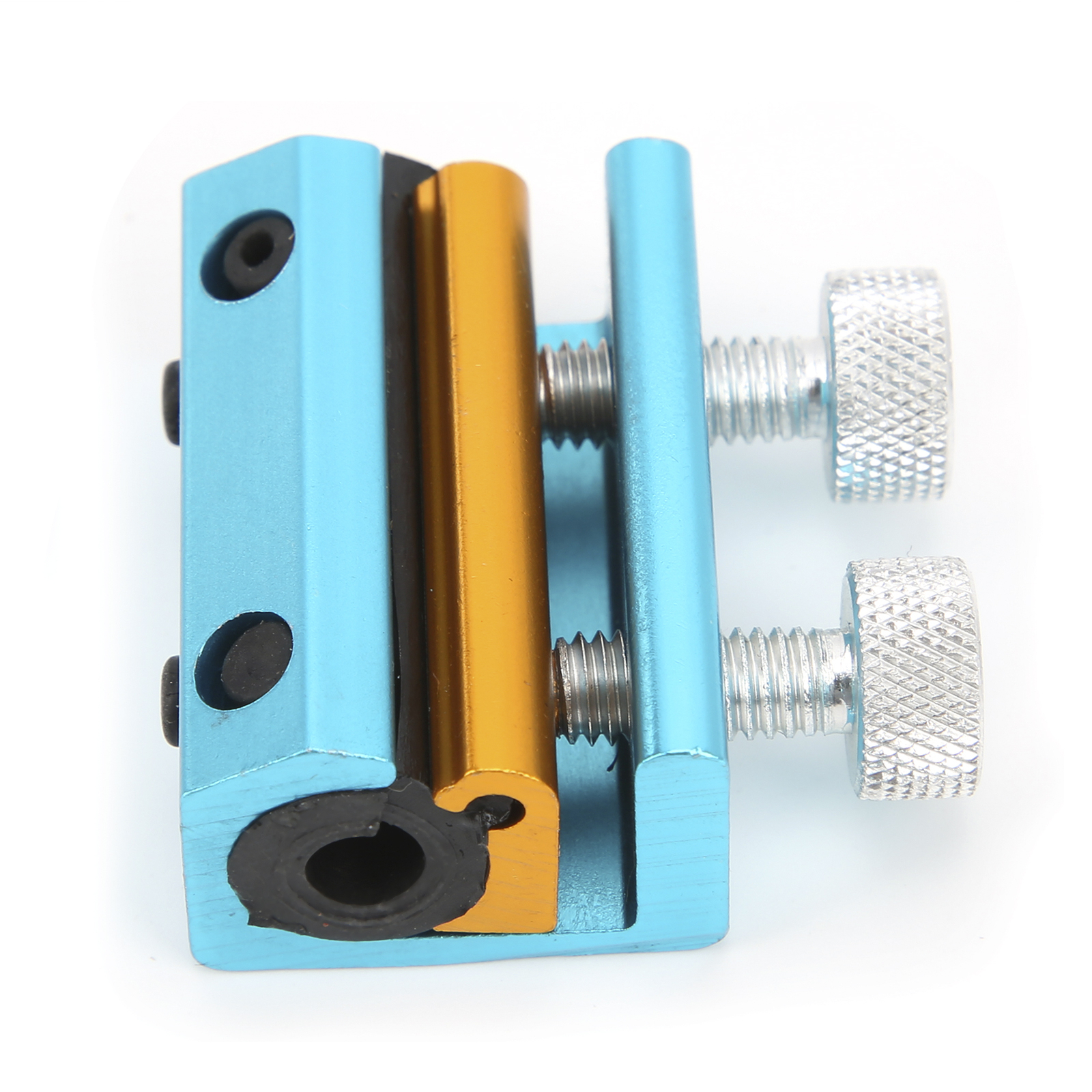Blue Gold Motorcycle Dual Cable Oiler Luber Lubricator Tool Aluminium ...