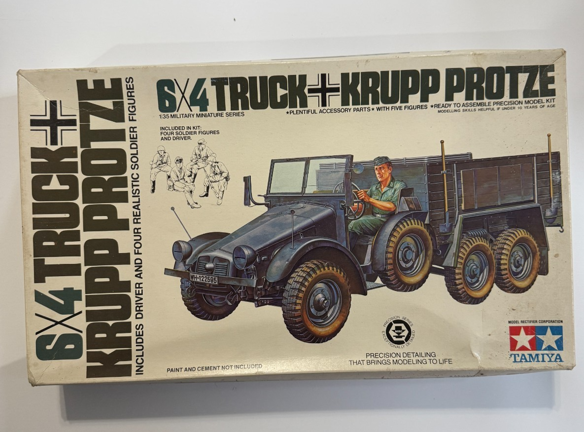 Tamiya MM204 German 6X4 Truck Krupp Protze 1/35 Scale Plastic Model Kit | eBay