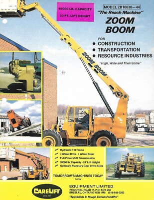 Forklifts - Carelift Zoom Boom