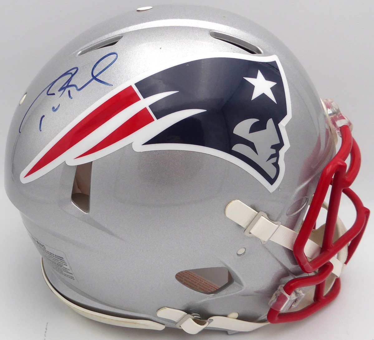 Tom Brady Autographed Helmet Tom Brady New England Patriots