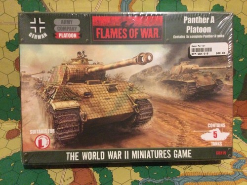 Panther A Platoon Resin/metal 15mm WWII gbx19 German Hungarian oop ...