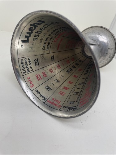 German Measuring Cup Tin ‘Luchs Messbecher’ Vintage 1950s | eBay