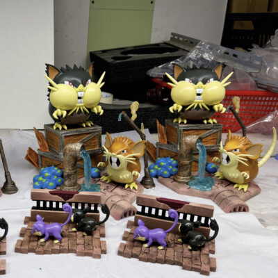JP Studio Raticate Resin Statue In Stock 1/20 Scale Rattata Collection ...