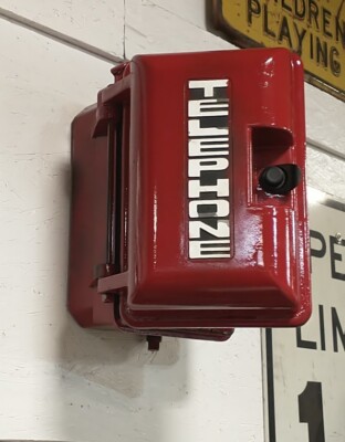Red fire alarm ALLEN Industrial Emergency Call Box TELEPHONE | eBay