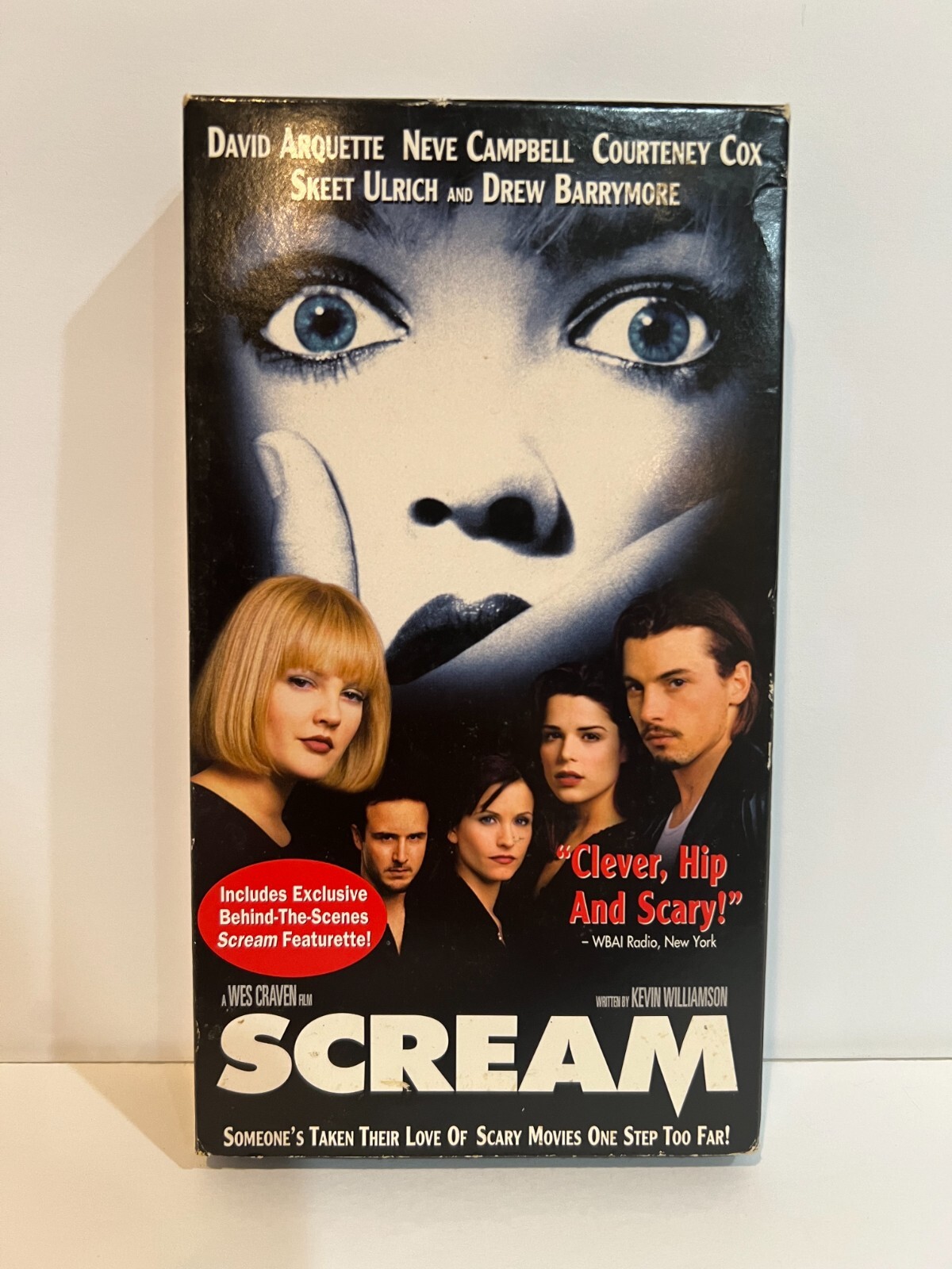 Scream (VHS, 1997) - Horror - David Arquette - Courtney Cox - Drew ...