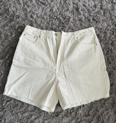 Glassons 90s High Waisted Shorts Size 14 | eBay