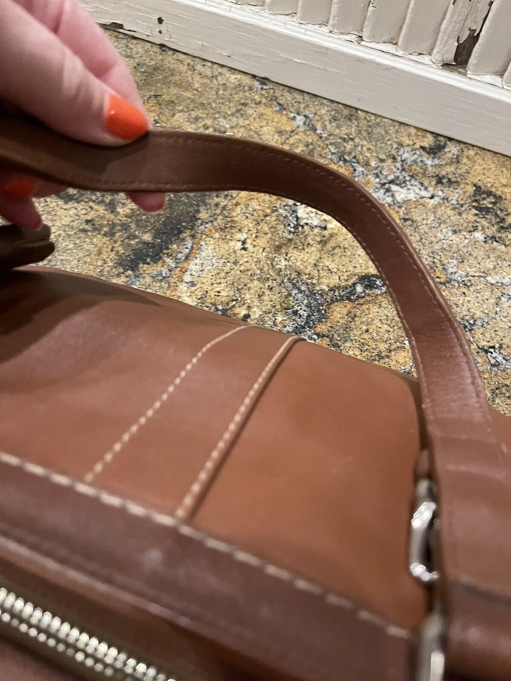 Coach Tote Bag Retired Legacy Carryall Leather Brown H05S-5138 Rare | eBay