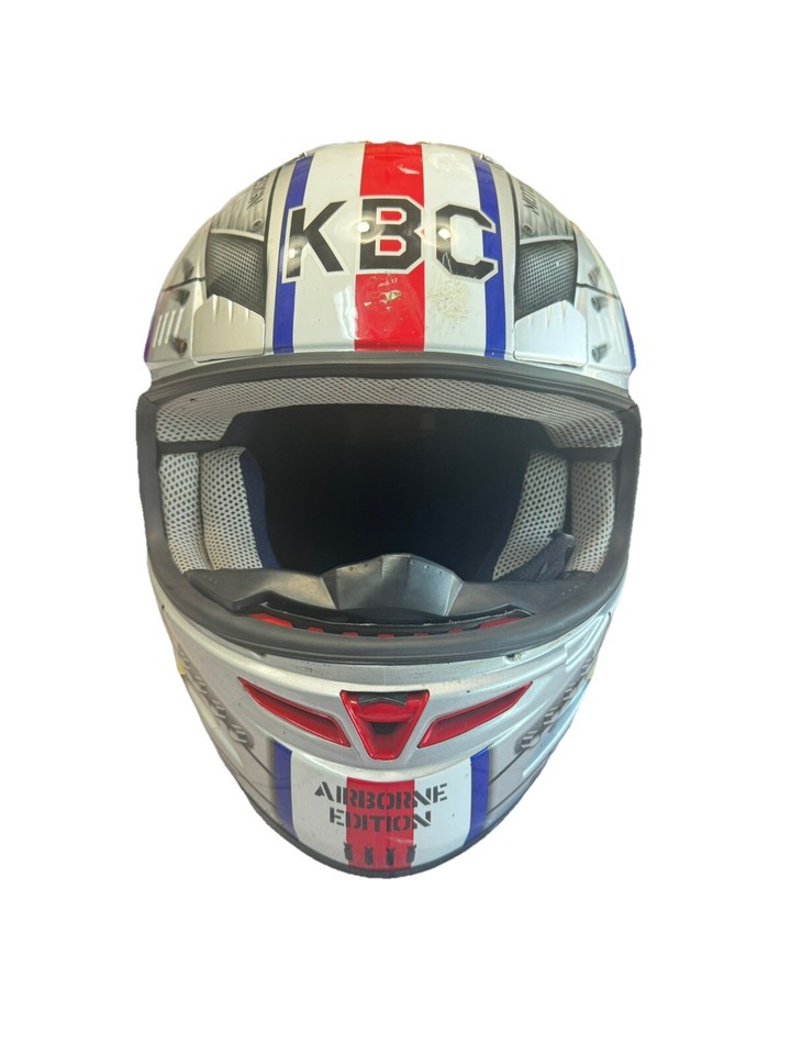 *RARE* KBC Airborne Edition 2 -“War Bird” motorcycle Helmet- Size Large ...