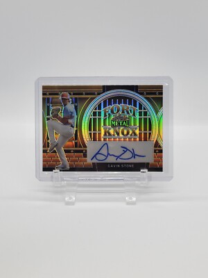 2022 Leaf Metal GAVIN STONE Fort Knox Auto Autograph 8/10 - Case Hit 🔥 ...