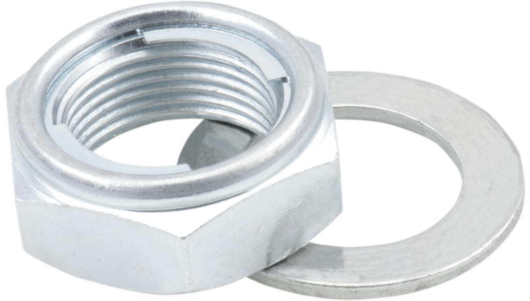 BOLT M22 LOCKING AXLE NUT AND WASHER AXN22 | eBay