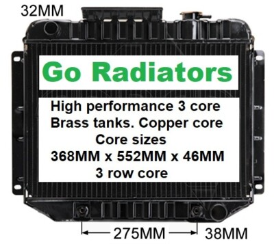 HOLDEN HD HR HK HT HG 1965-1971 6 CYLINDER COPPER & BRASS 3 CORE ...