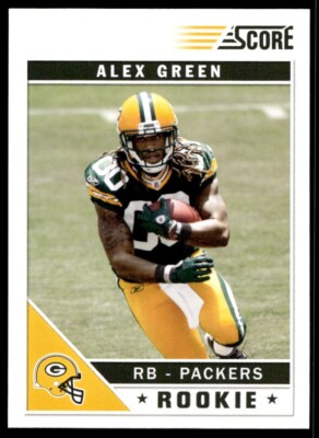 2011 Score Alex Green Rookie G56 Green Bay Packers #307 | eBay