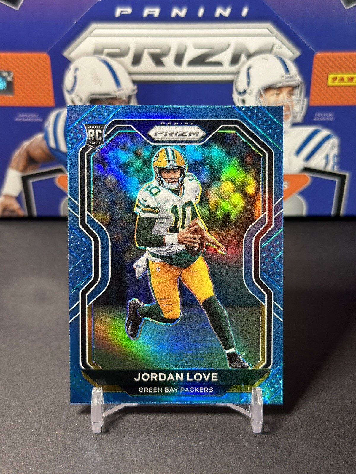 2020 JORDAN LOVE PANINI LIGHT BLUE PRIZM RC ROOKIE SSP #363 GREEN BAY ...