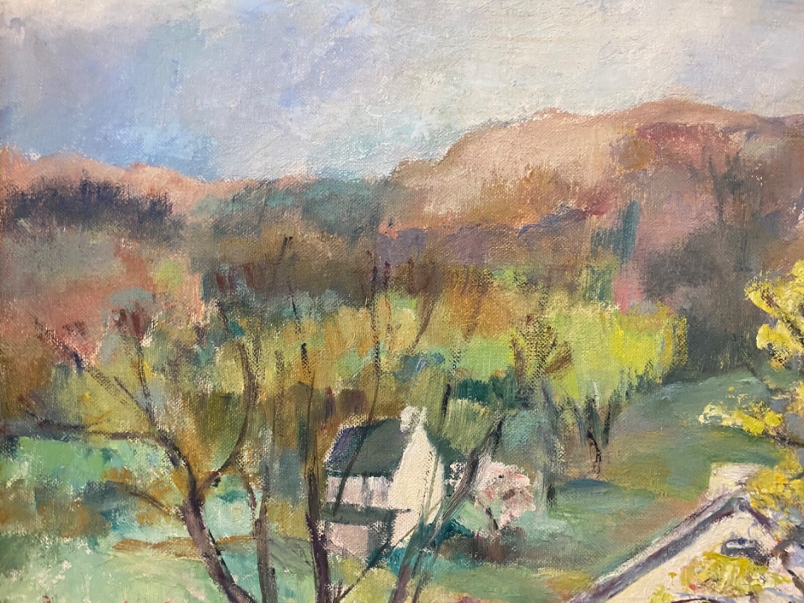 🔥 RARE Philadelphia Impressionist Regionalism Landscape Oil Painting ...