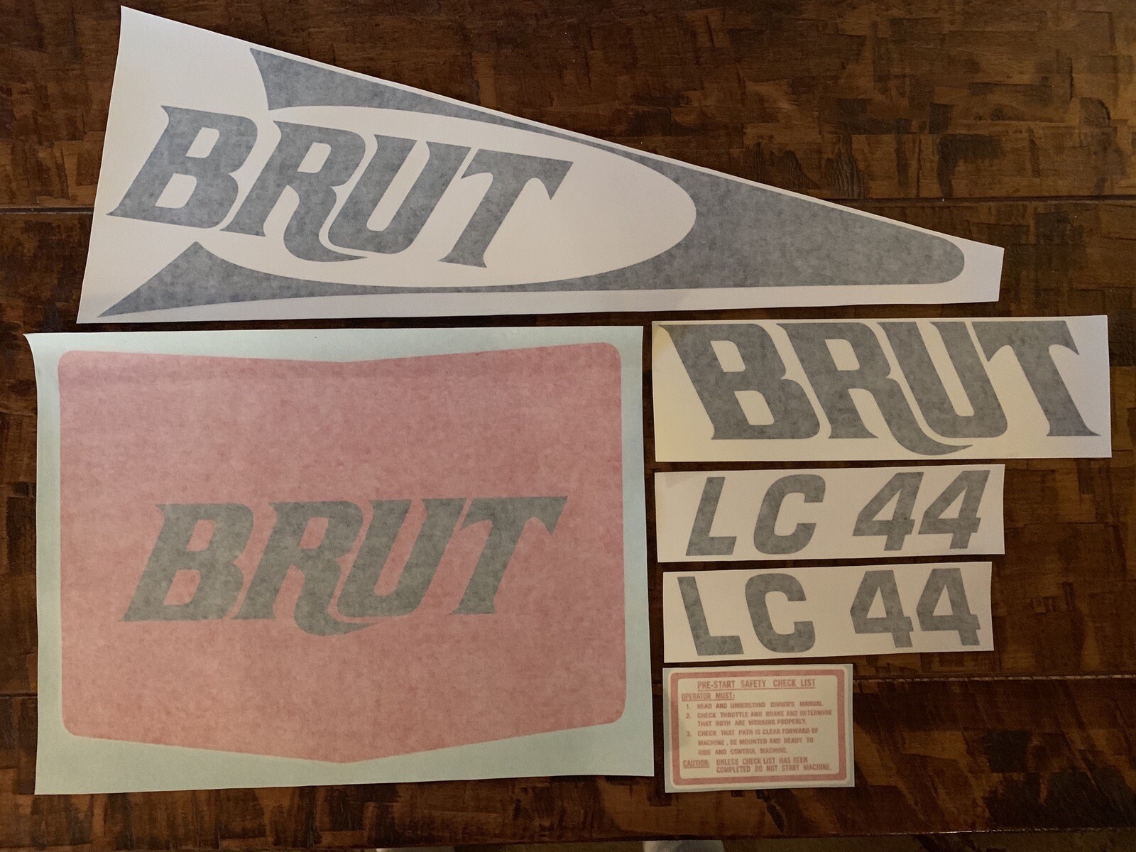 Vintage Brutanza Brut Snowmobile Decal Set | Grelly USA