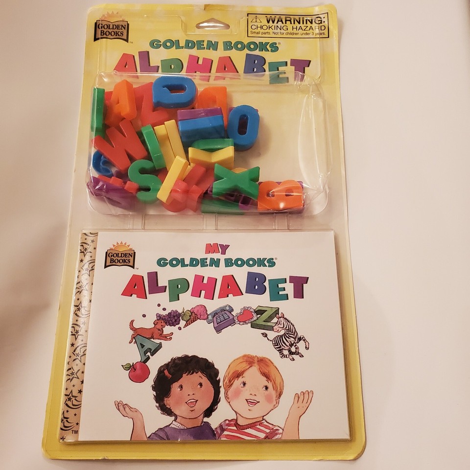 New EK Davis Susan Banta My Golden Books ALPHABET Magnet Refrigerator ...