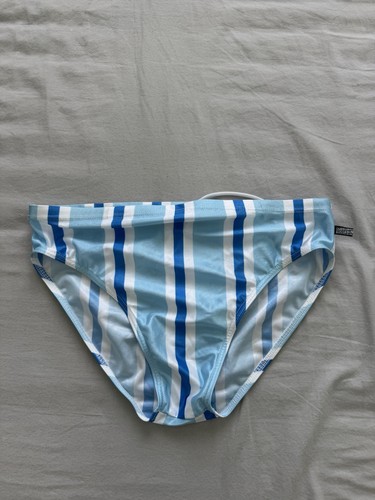 Aussiebum Vintage Stripes Blue Swim Brief Men Small | eBay