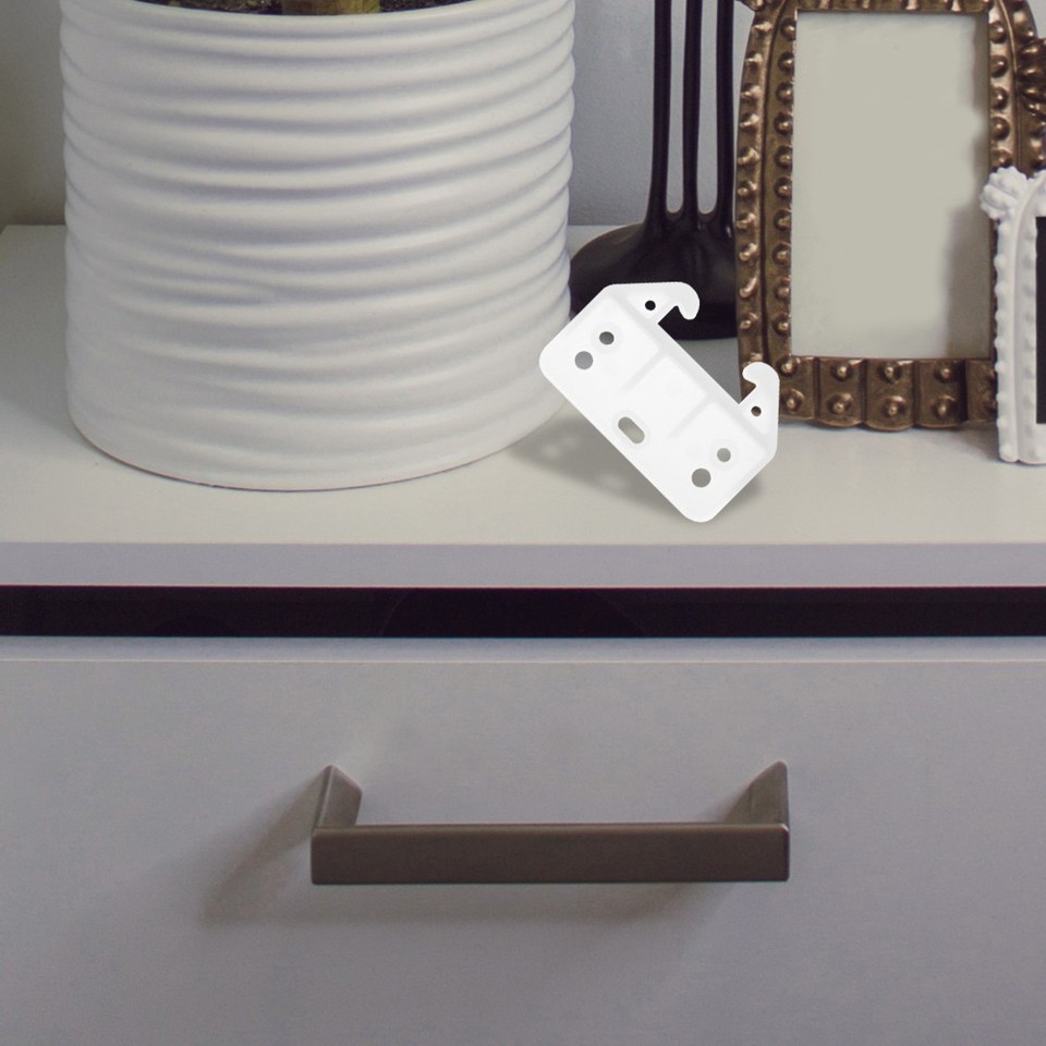 20 Sets Plastic Drawer Slides and Guides Dresser Track Replacement Kit ...