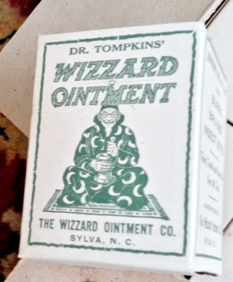 1930'S DR. TOMPKINS' WIZZARD OINTMENT, SYLVA, N.C. Modern Chemists, New ...