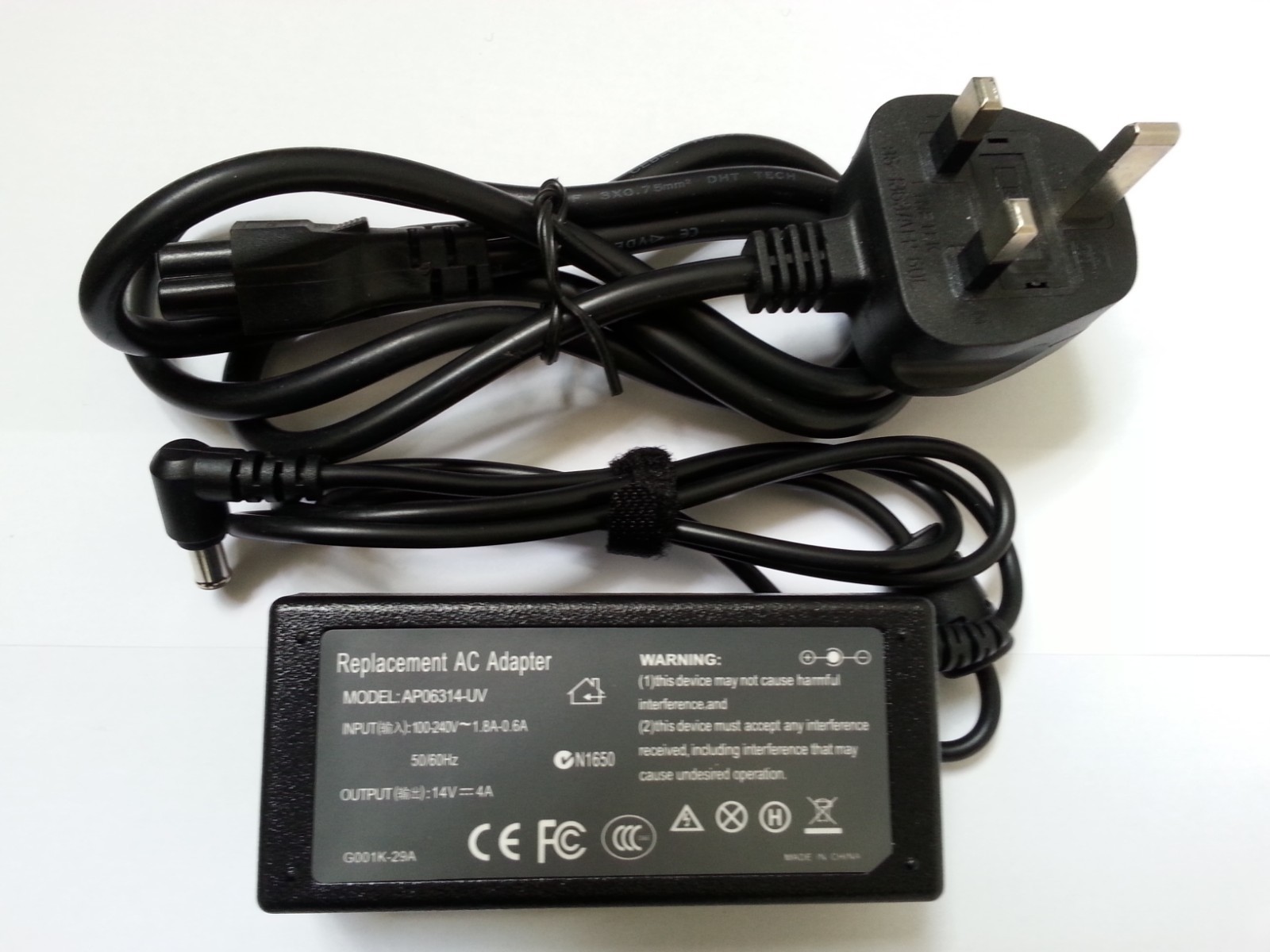 14V 4A 3.21A Power Supply For Samsung T22D390EW T22D390EX LT22D390 TV ...