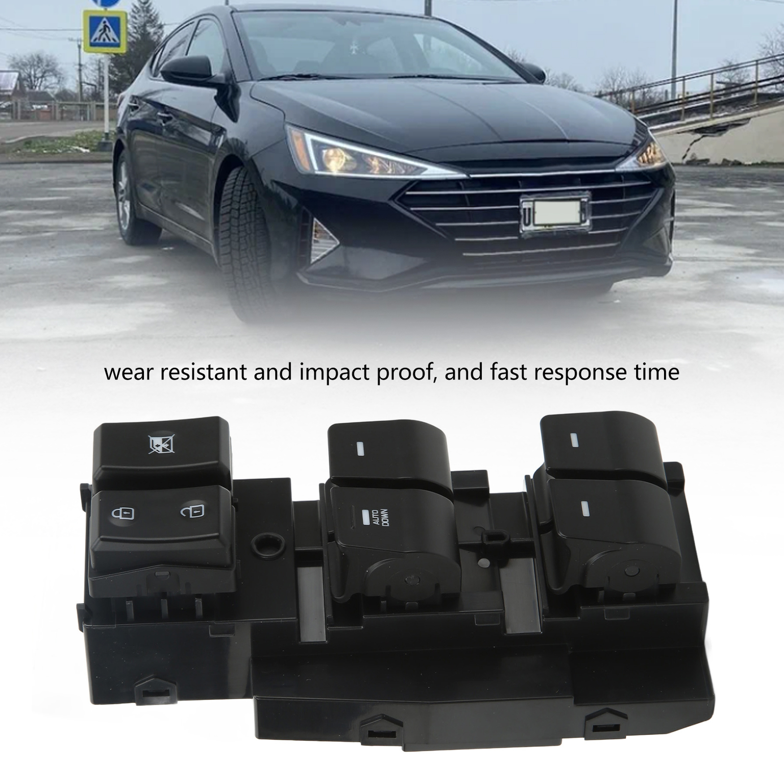 93570 F2100 Easy To Install Car Front Diverter Side Window Control ...