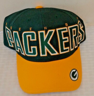 GREEN BAY PACKERS Adjustable Hat Cap NFL Football Reebok All Over ...