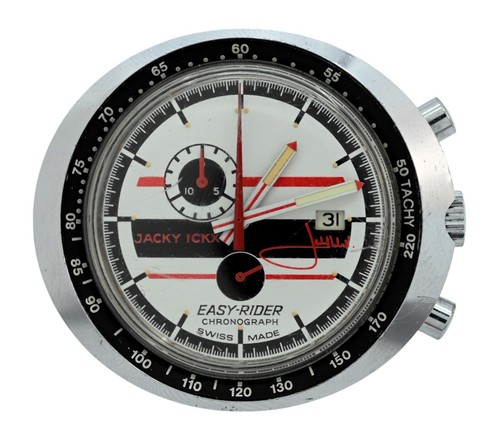 Heuer 45mm Easy Rider Jacky Icky Mechanical Chronograph Watch- (Needs ...
