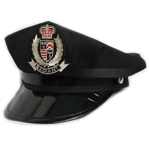 Octagon Yacht Captain Skipper Sailor Boat Police Sheriff Hat Cap Party ...