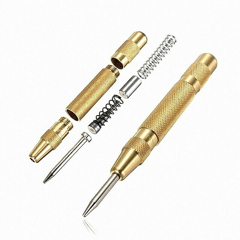 5'' Automatic Center Pin Punch Strike Spring Loaded Marking Starting ...