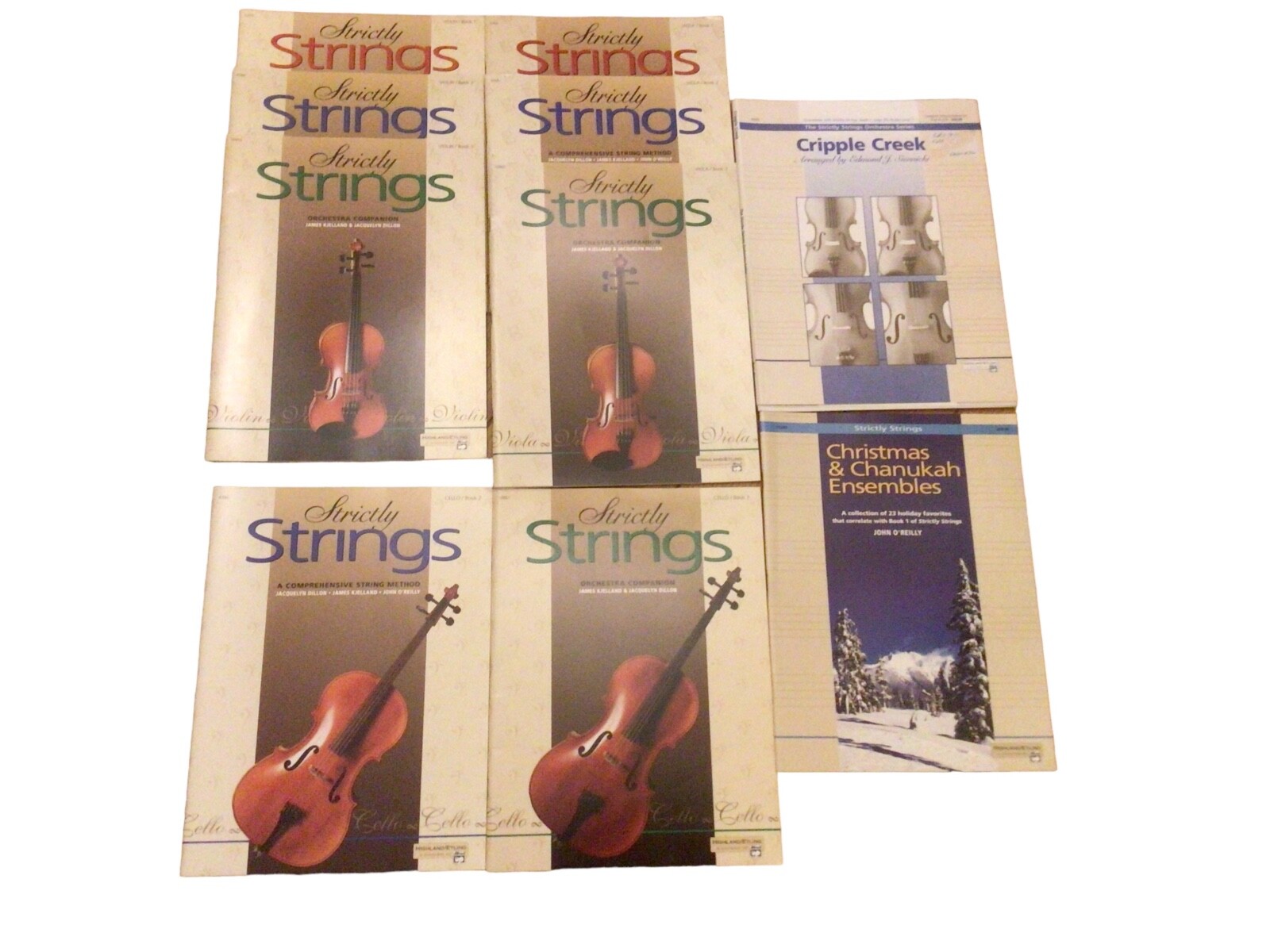Strictly Strings Lot of 10 Books Violin Cello Viola Cripple Creek | eBay