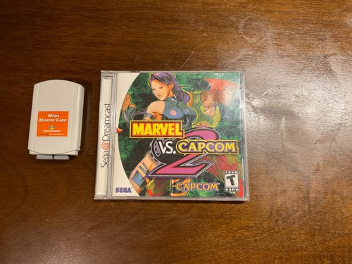 Marvel vs. Capcom 2 (Dreamcast, 2000) w/ VMU with all Characters, skins ...