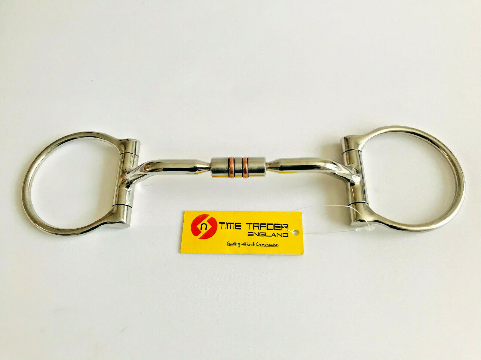 Western D- ring Eggbut Horse Snaffle Bit with Copper Roller Bit 4" - 6.5" | eBay