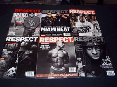 RESPECT MAGAZINE LOT OF 7 ISSUES - TUPAC LIL' WAYNE - HIP HOP OUR ...