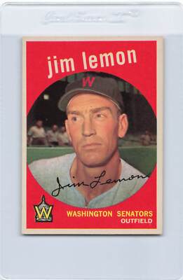 1959 Topps #215 Jim Lemon Senators NM *DA-B9281 | eBay