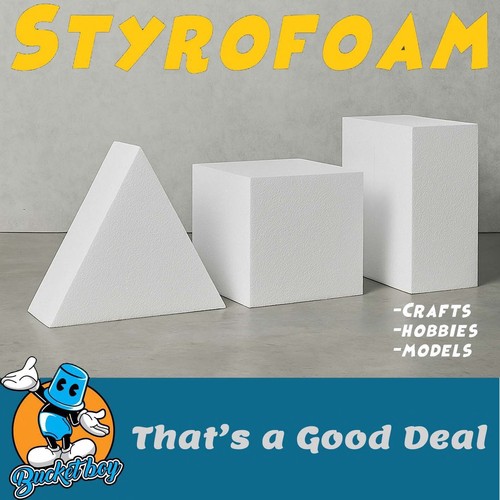 Styrofoam Polystyrene Shapes Hobby Craft Model DIY Board Foam | eBay ...