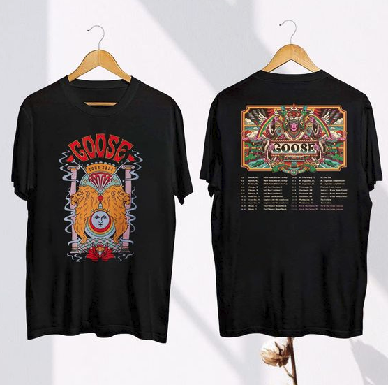 2024 Goose Band Tour Shirt, Goose Band 2024 Concert Shirt | eBay