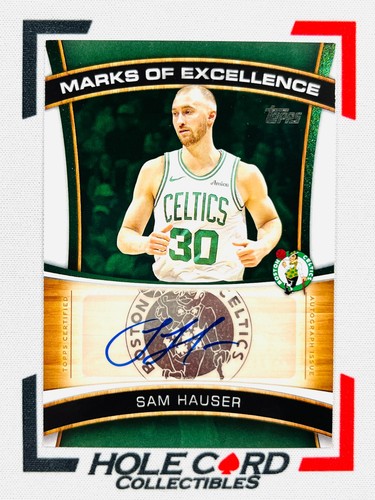 SAM HAUSER 2025-26 Topps Flagship Marks Of Excellence #ME-SH Auto 丨 | eBay