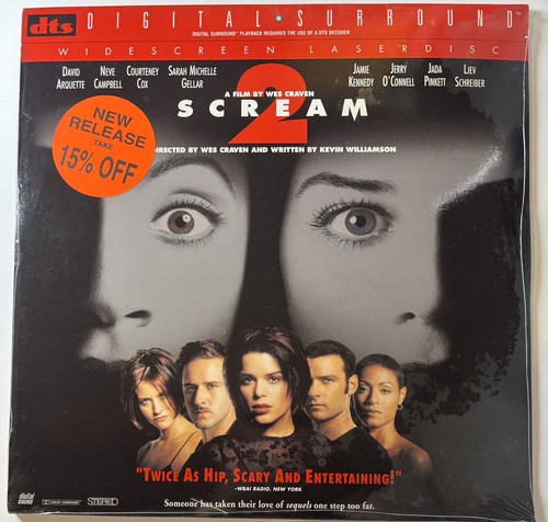 SCREAM 2 (1997) LASERDISC [14607 AS] Teen Horror Slasher Wes Craven NEW ...